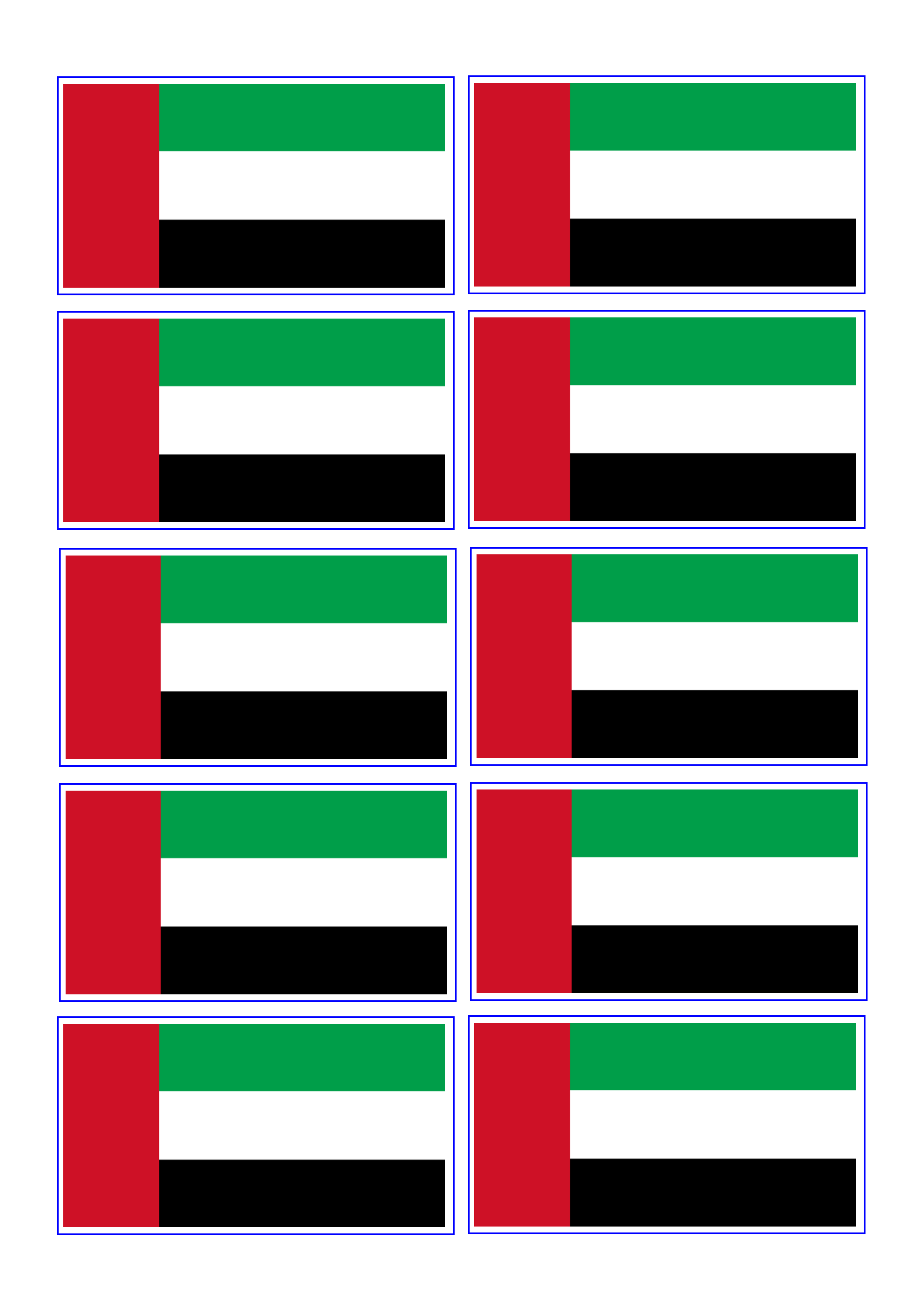 United Arab Emirates Flag | Templates at allbusinesstemplates.com