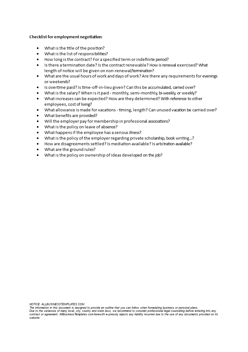 Salary Negotiation Letter | Templates at allbusinesstemplates.com