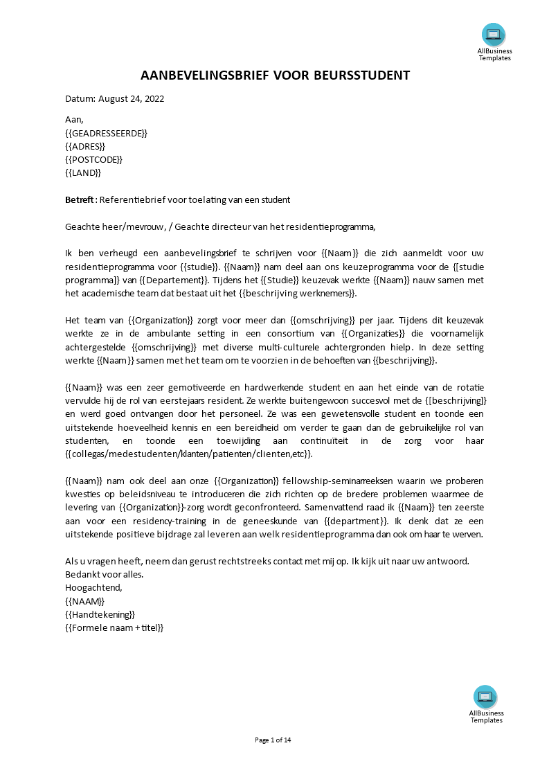 Gratis Referentiebrief Model - vrogue.co Gratis Referentiebrief Model - vrogue.co