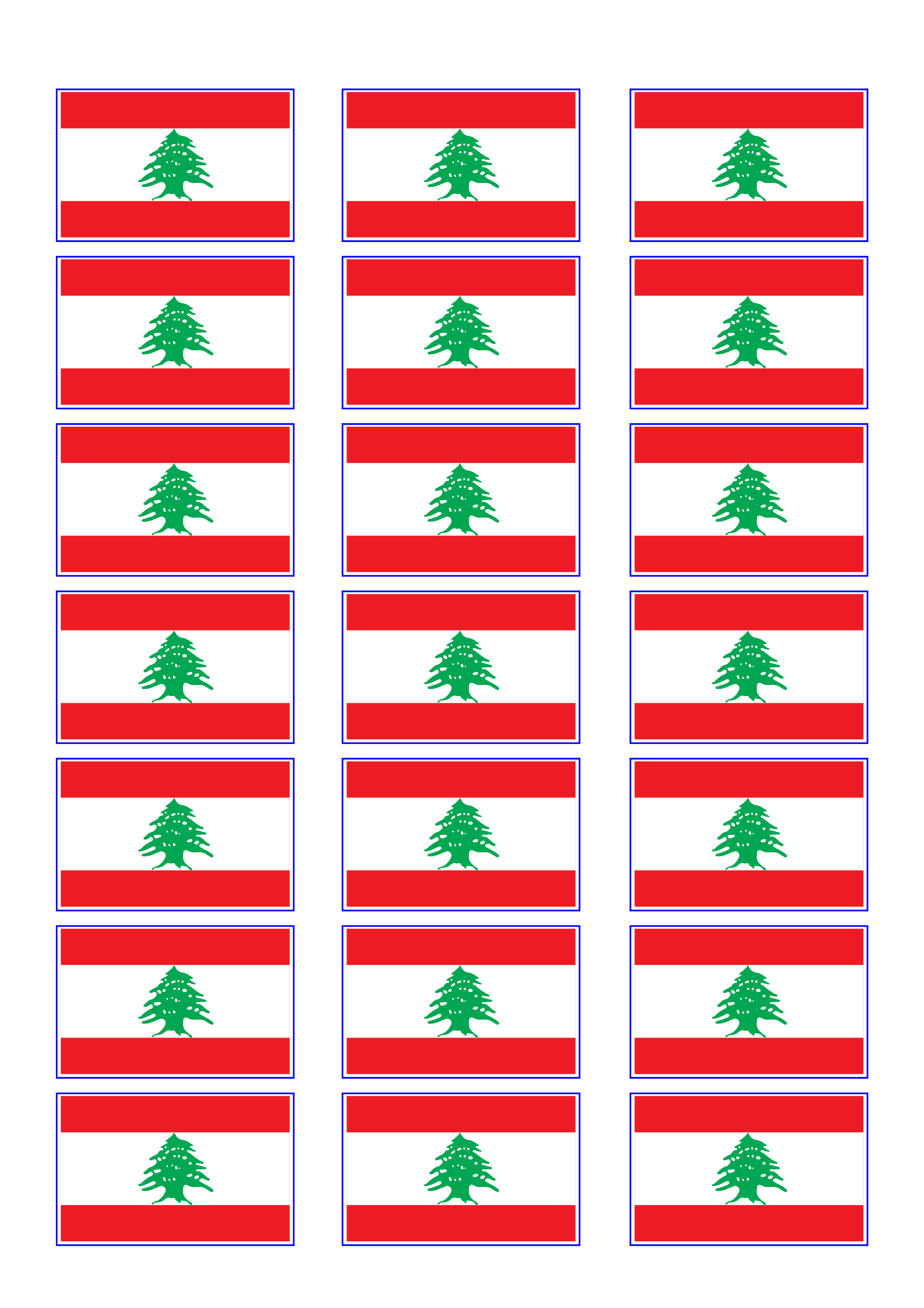 Lebanon Flag | Templates at allbusinesstemplates.com