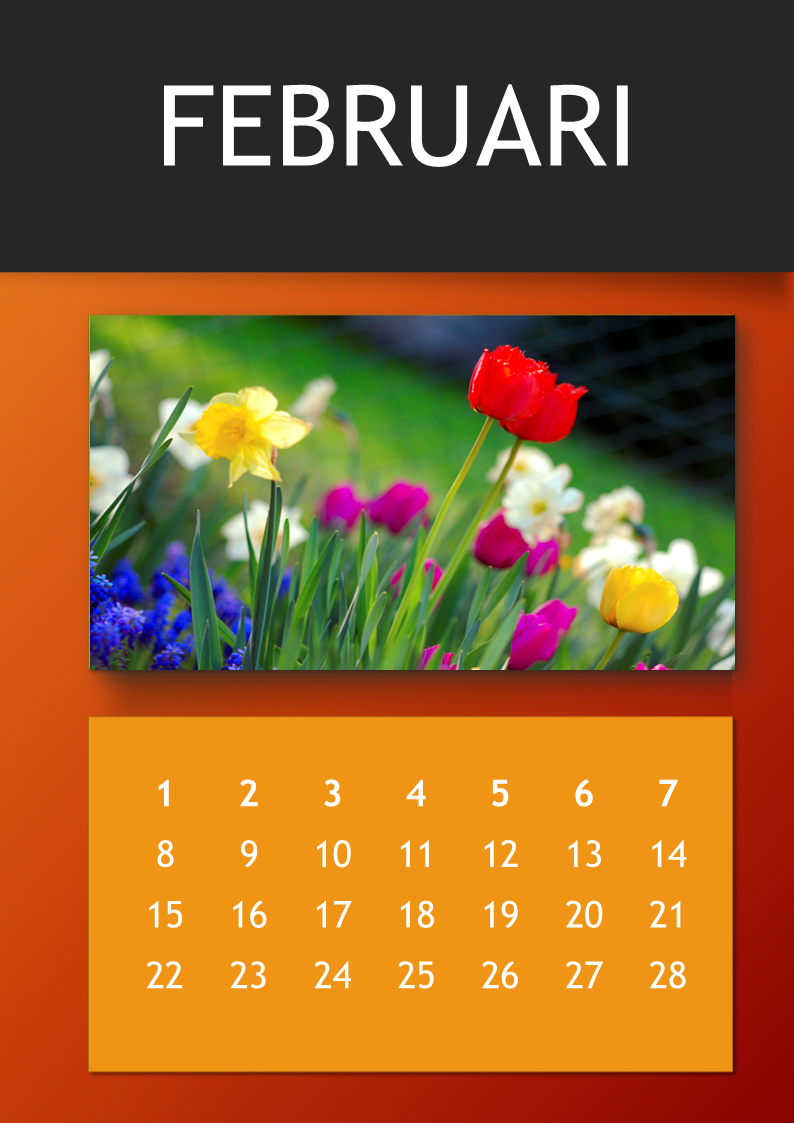 Gratis Jaarkalender PPT Template