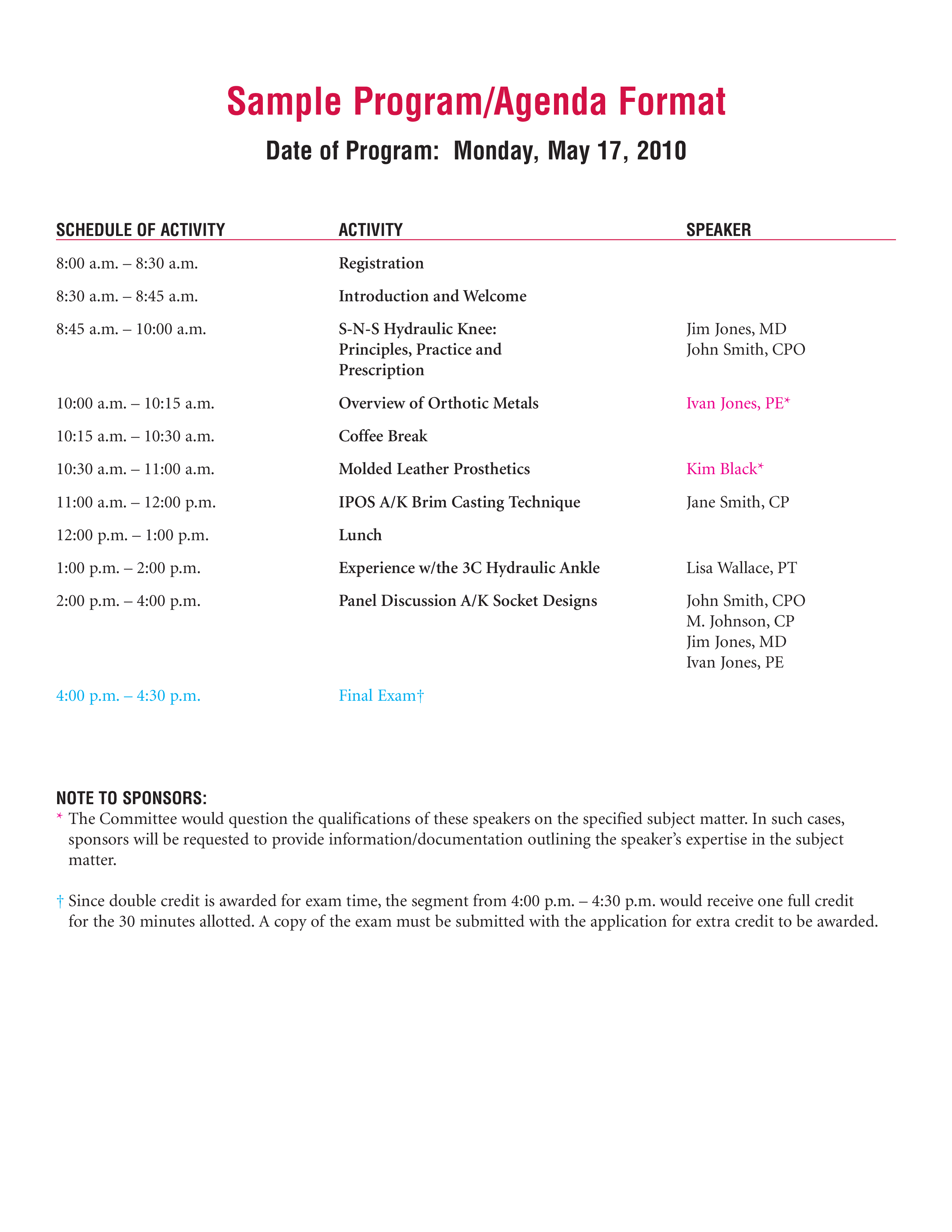 Simple Agenda Format Templates At Allbusinesstemplates