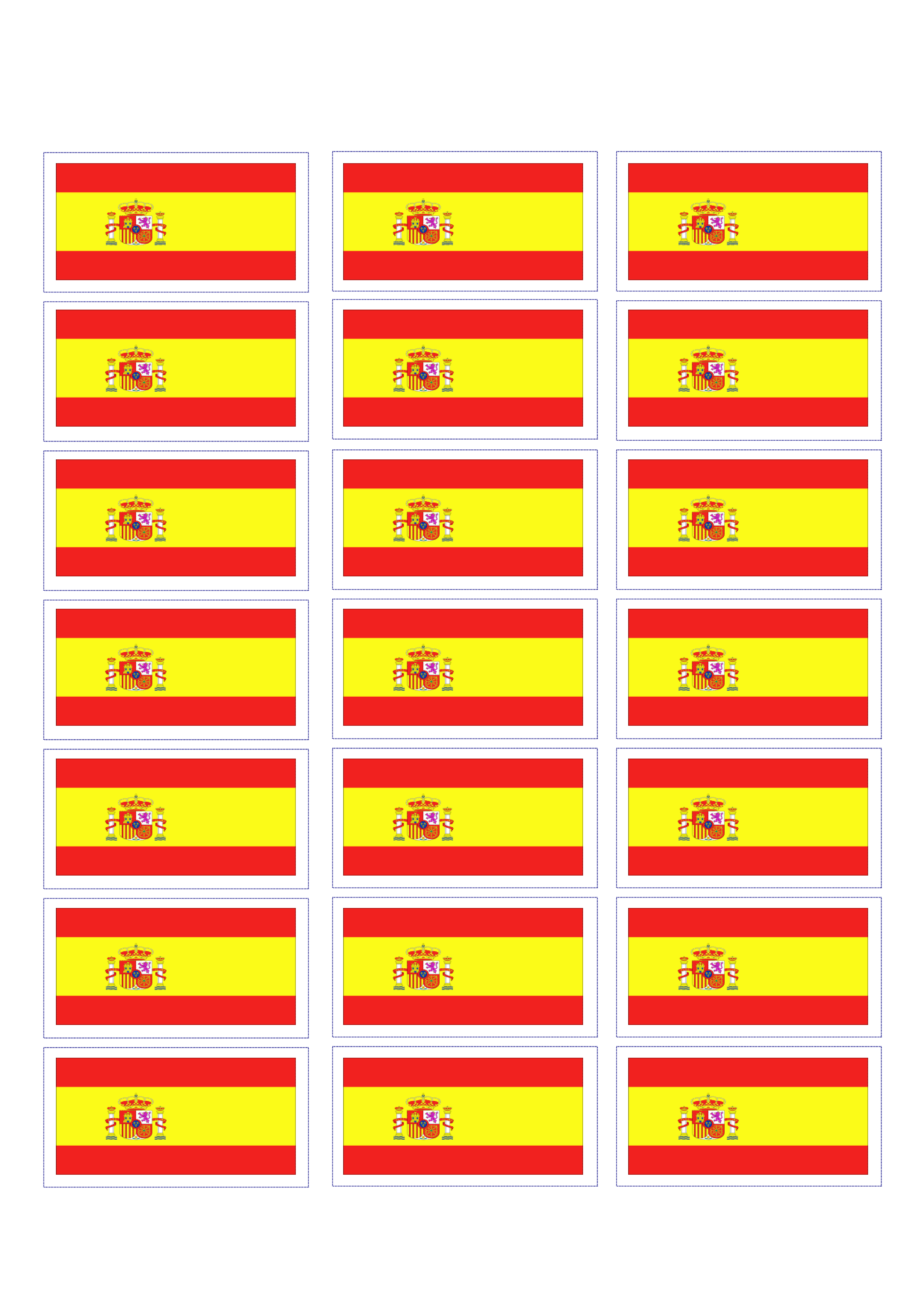 Spain Flag | Templates at allbusinesstemplates.com