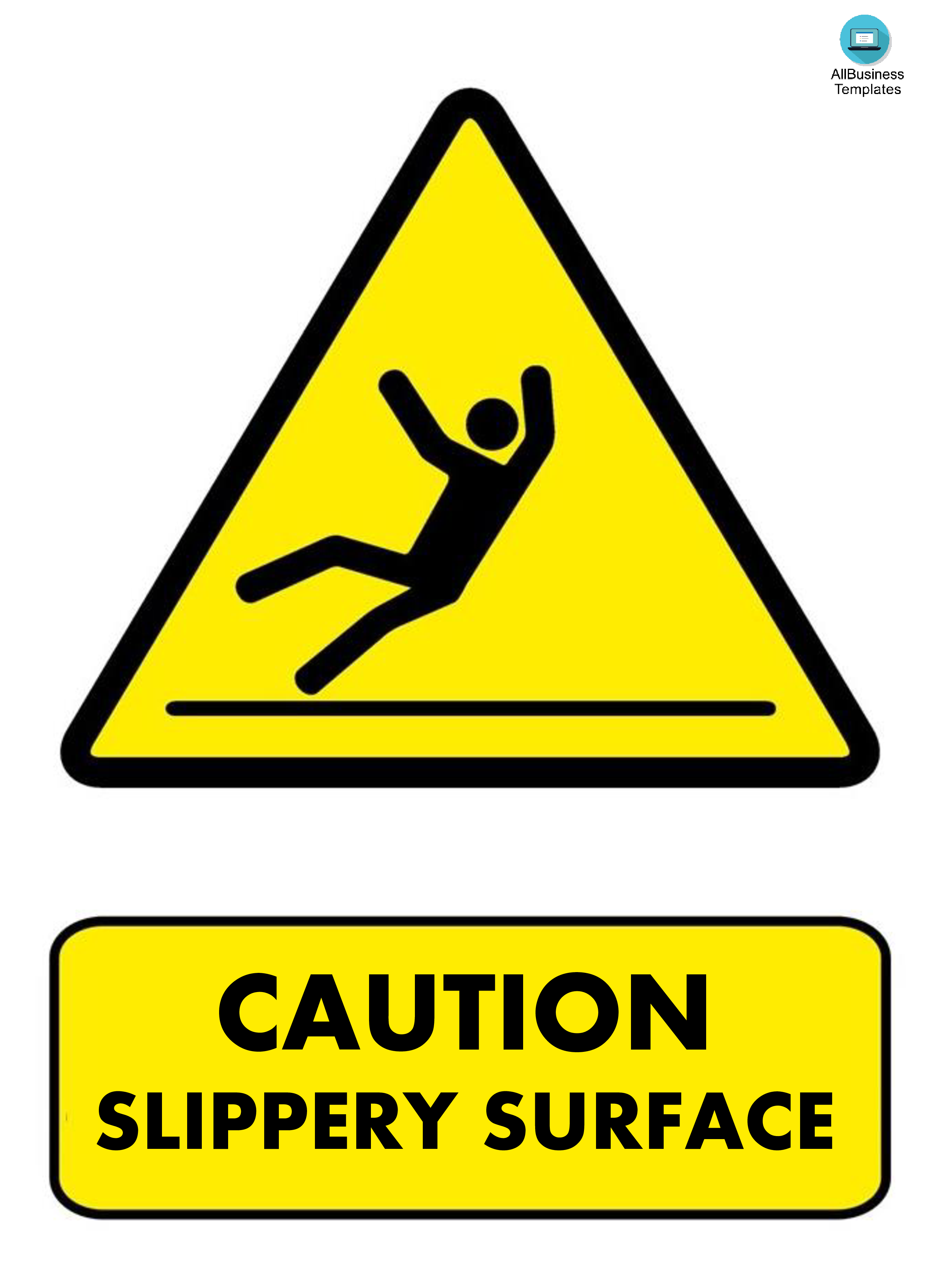 Télécharger Gratuit Caution Slippery Sign