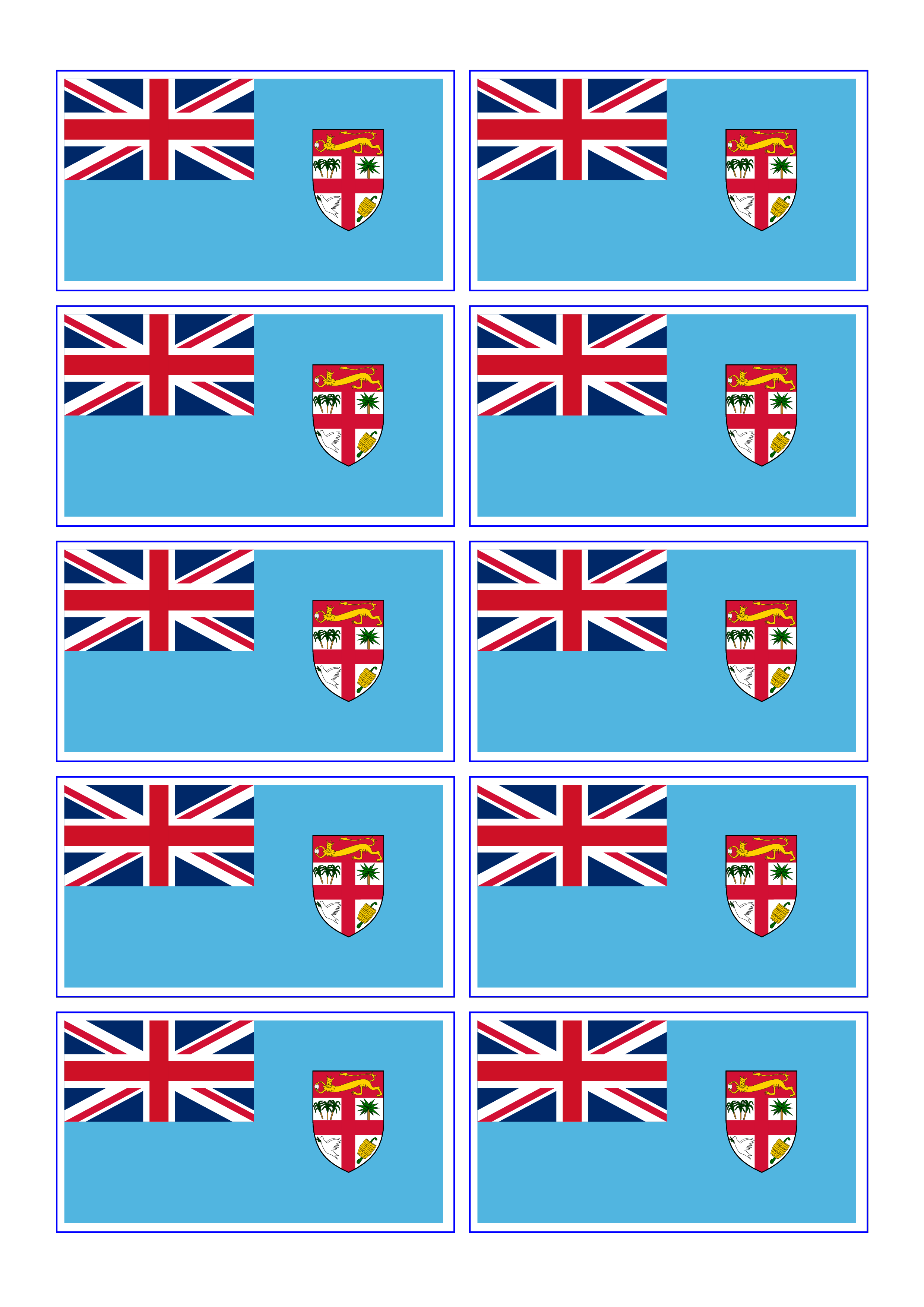 Fiji Flag | Templates at allbusinesstemplates.com