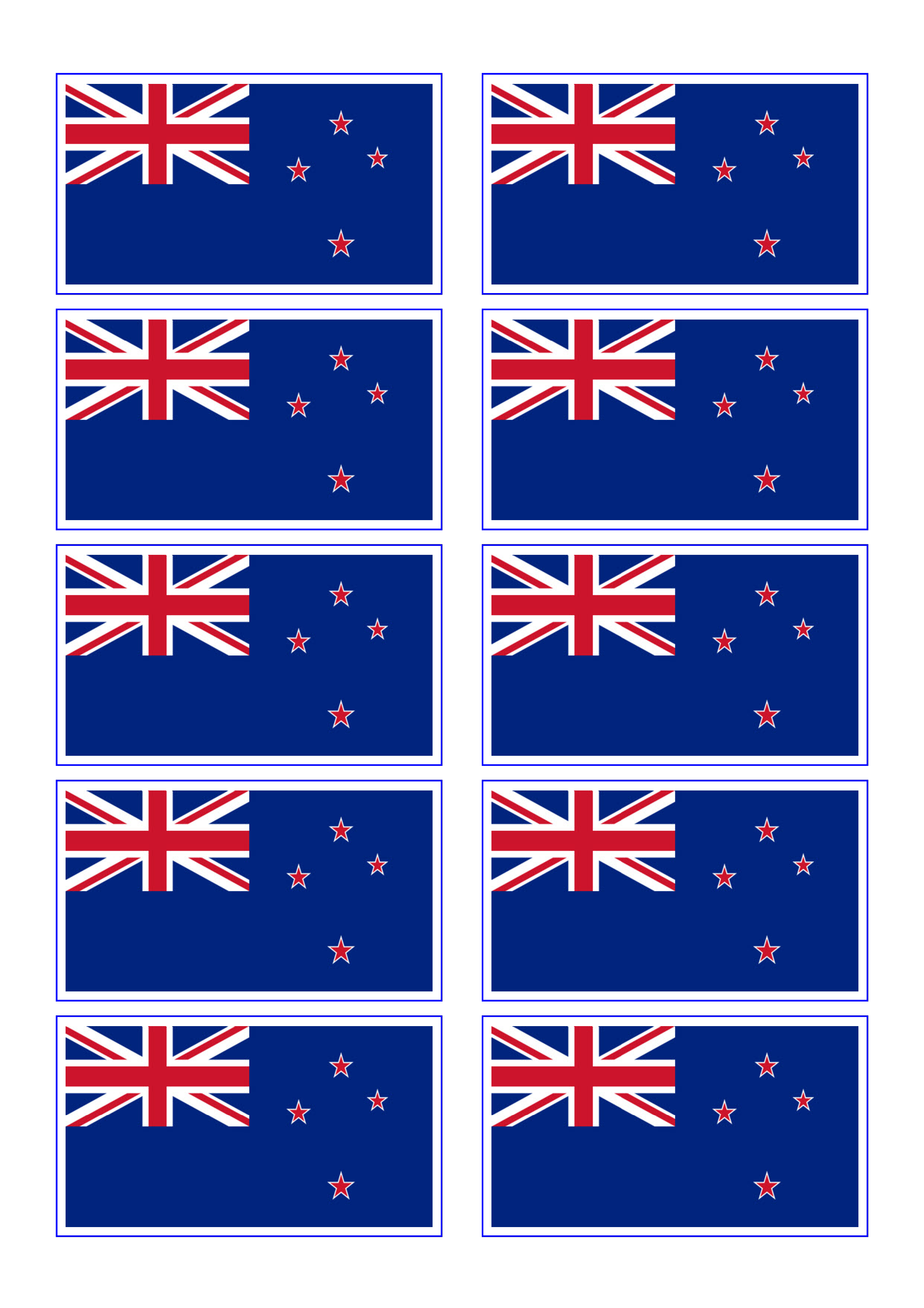 New Zealand Flag | Templates at allbusinesstemplates.com